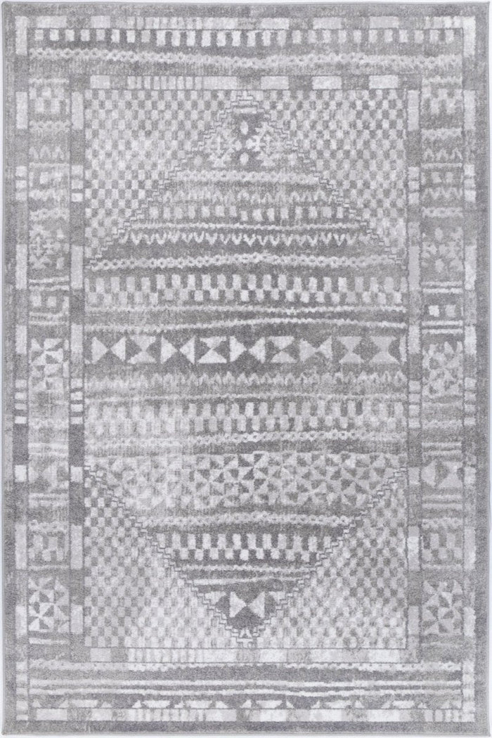 Limerence Tribal Grey Rug | Ruggy