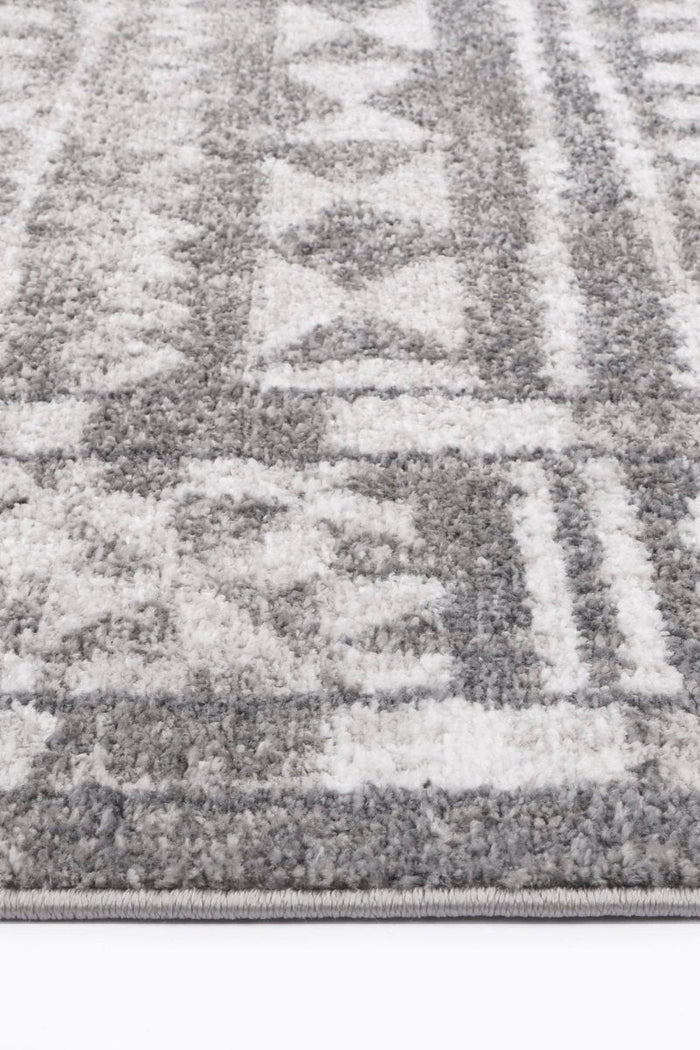Limerence Tribal Grey Rug | Ruggy
