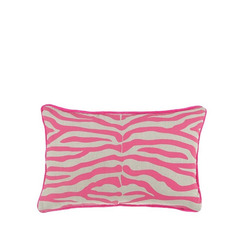 Zebra Pink Cushion 60x40cm | Ruggy